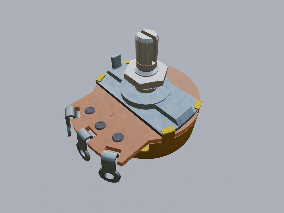 Potentiometer - Trim Pot 3D model | CGTrader
