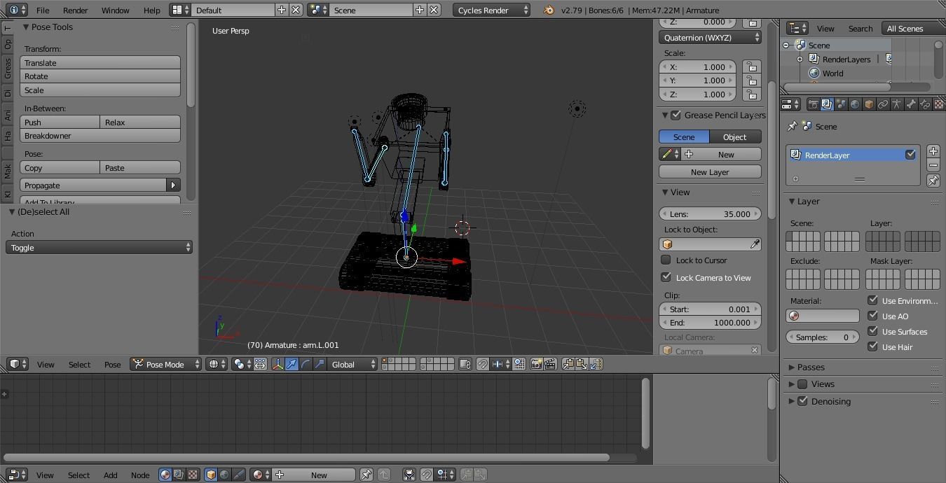 realistic simple robot 3D model animated rigged | CGTrader