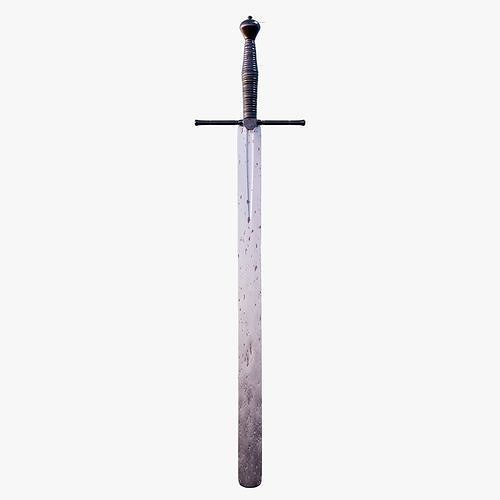 Old Executioners Sword Highpoly Model 3D model | CGTrader