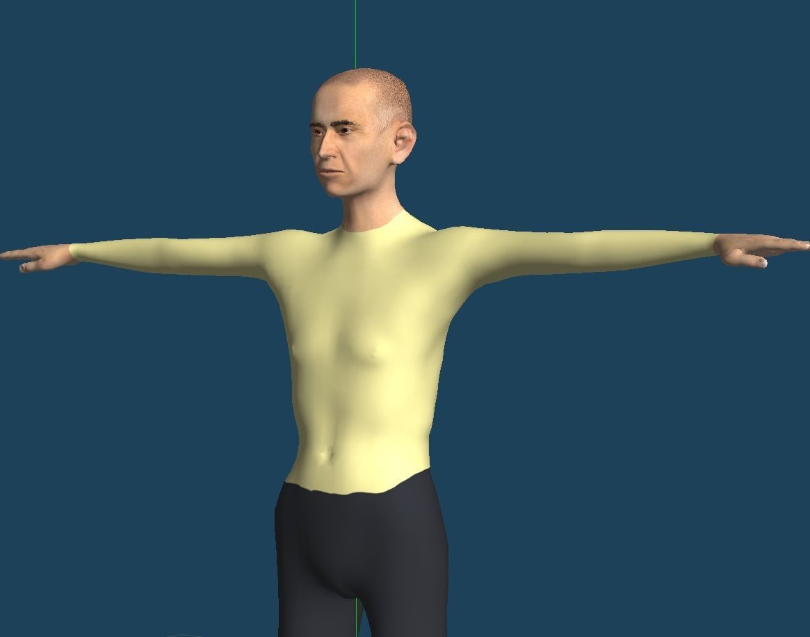 Unity Humanoid Model Male 003 free 3D model animated rigged | CGTrader