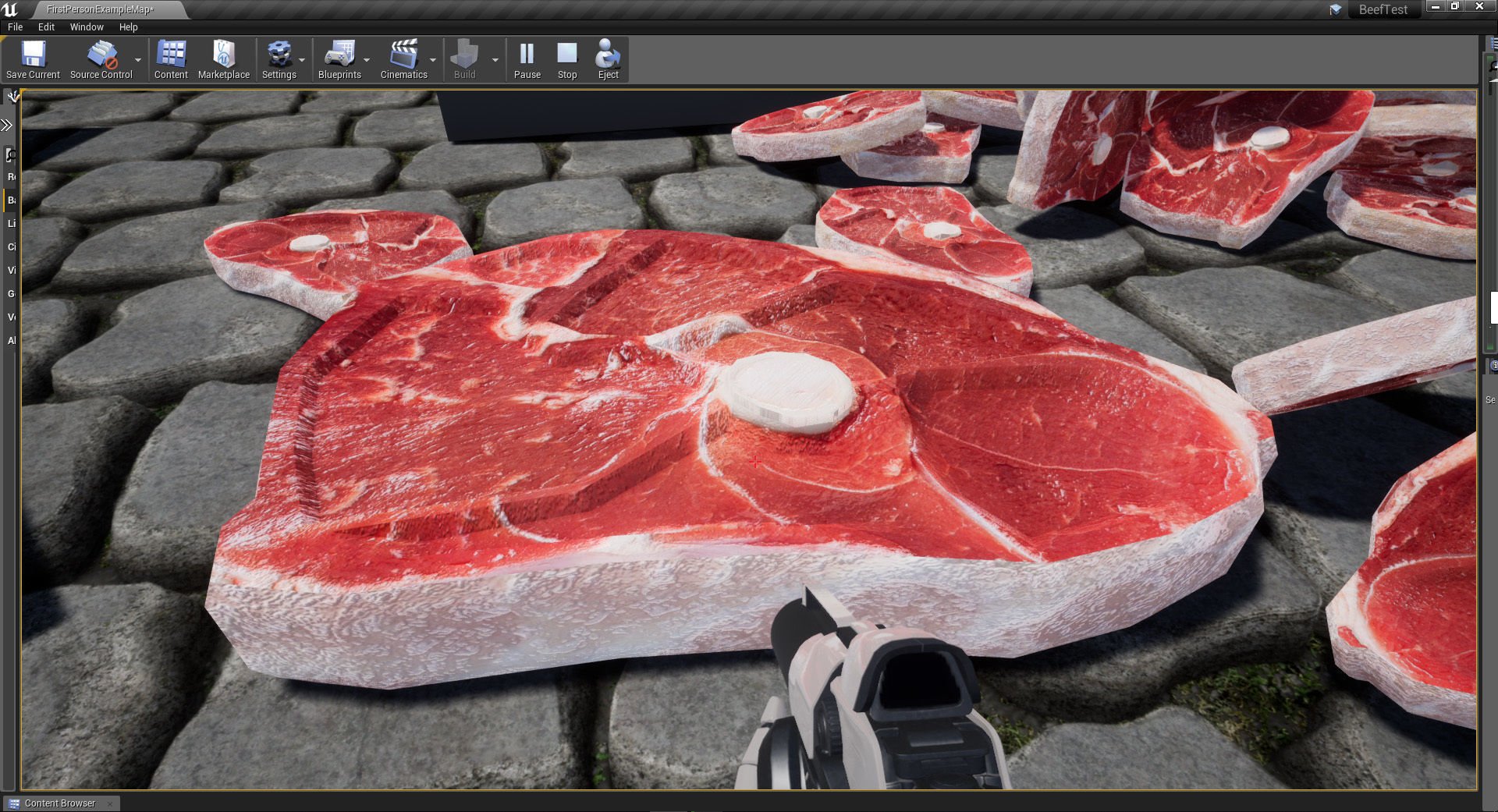 3D model Beef Piece VR / AR / low-poly | CGTrader