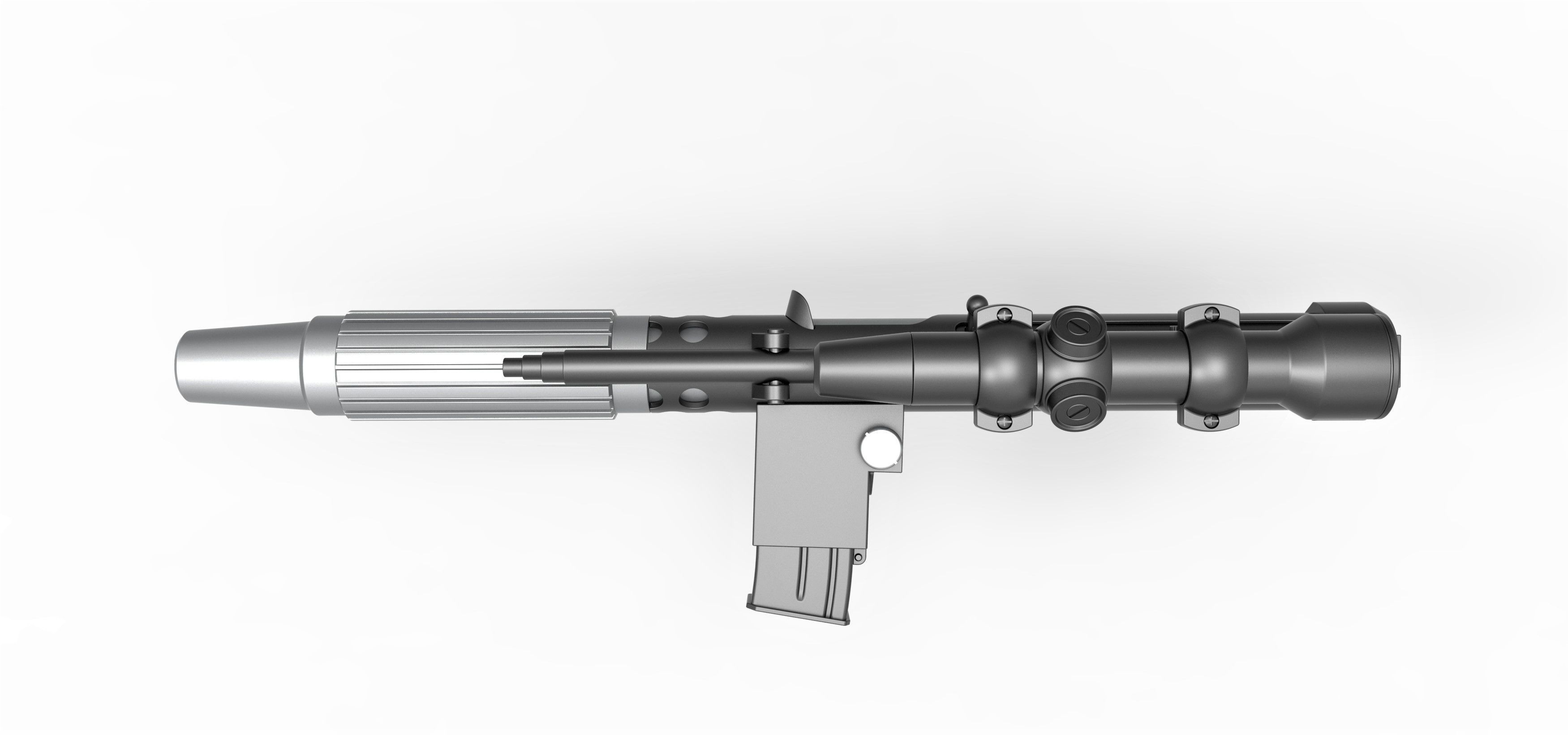 Rebel Fleet Trooper Blaster pistol DH-17 from Star Wars ROTJ 3D model ...