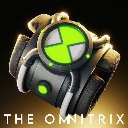 The Omnitrix wristwatch with light 3D model animated | CGTrader