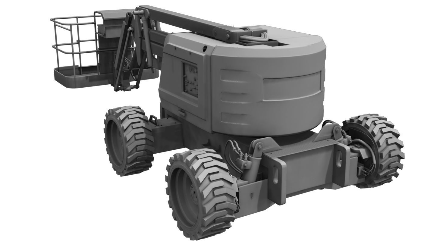 boom lift iiside detail 3d model 3D model | CGTrader
