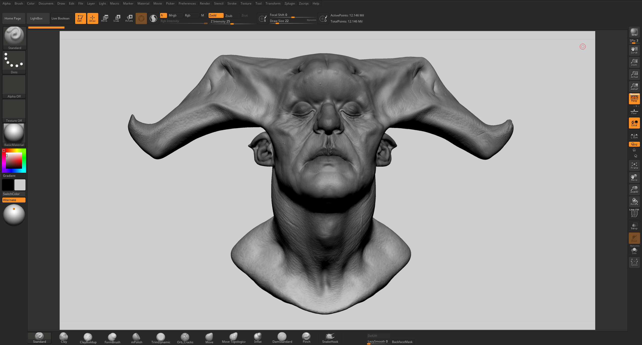 Fantasy Creature Head v6 3D model | CGTrader