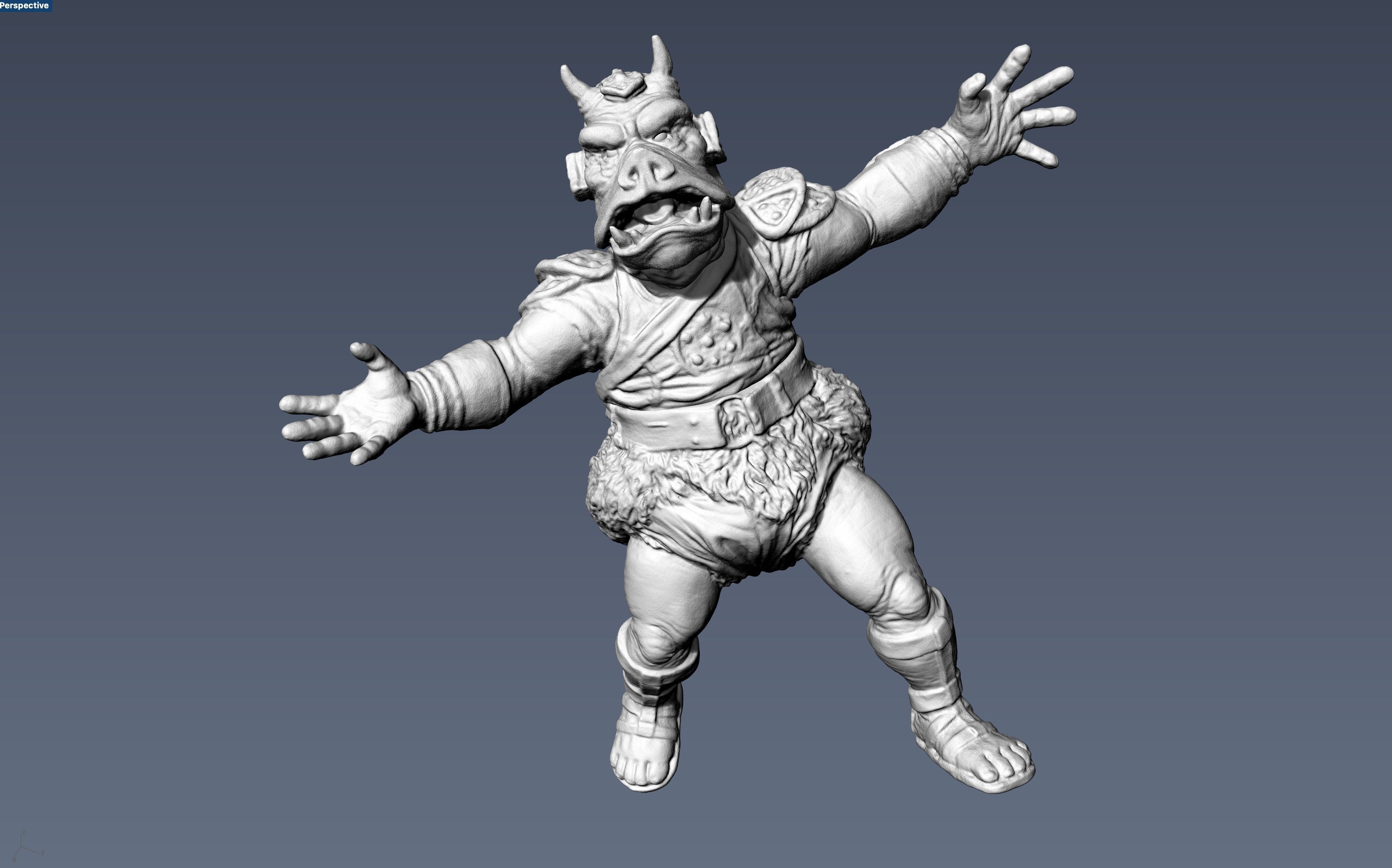 gamorrean guard eaten by Rancor 3D model 3D printable | CGTrader