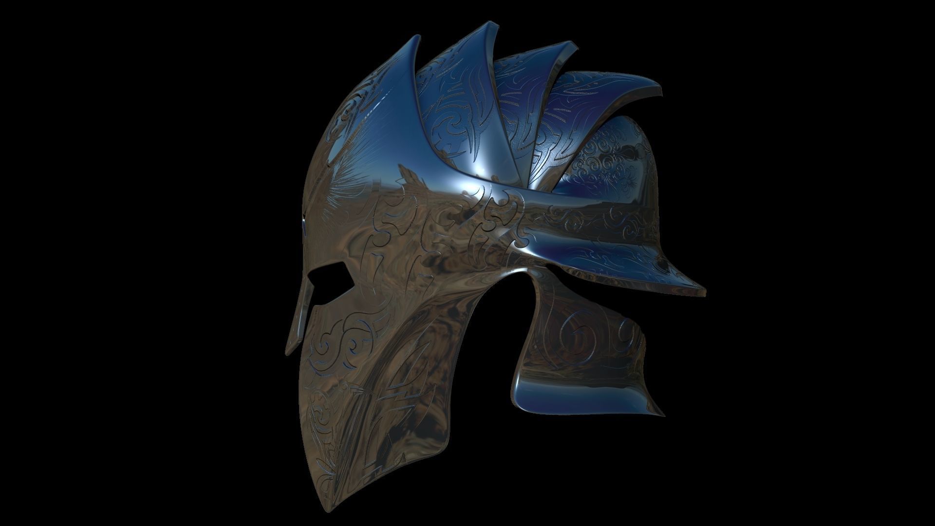 Elite Guardian Helmet Sculpt 3D model | CGTrader