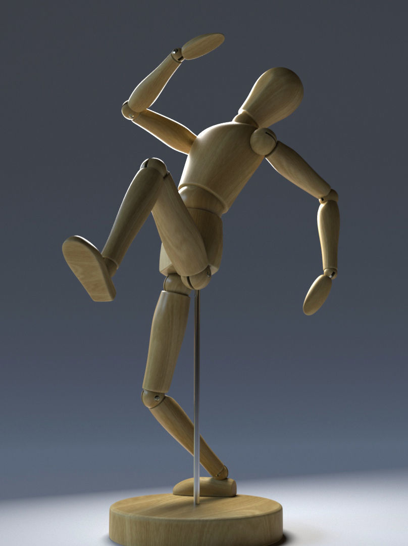 3D model Sketch Mannequin VR / AR / low-poly | CGTrader