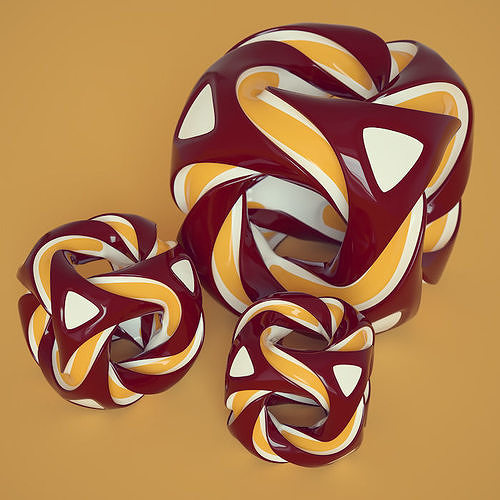 complex shape 3D model | CGTrader