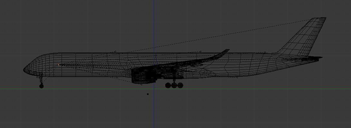3D model Airbus A350-1000 XWB AIRBUS LIVERY VR / AR / low-poly | CGTrader