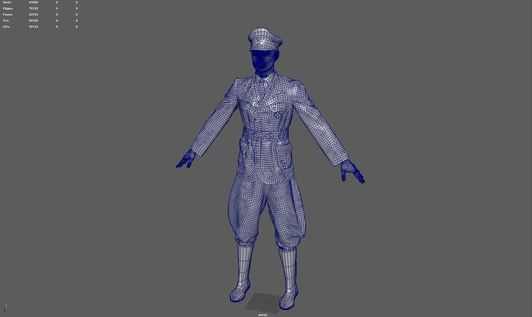 GERMAN SS OFFICER 3D model | CGTrader