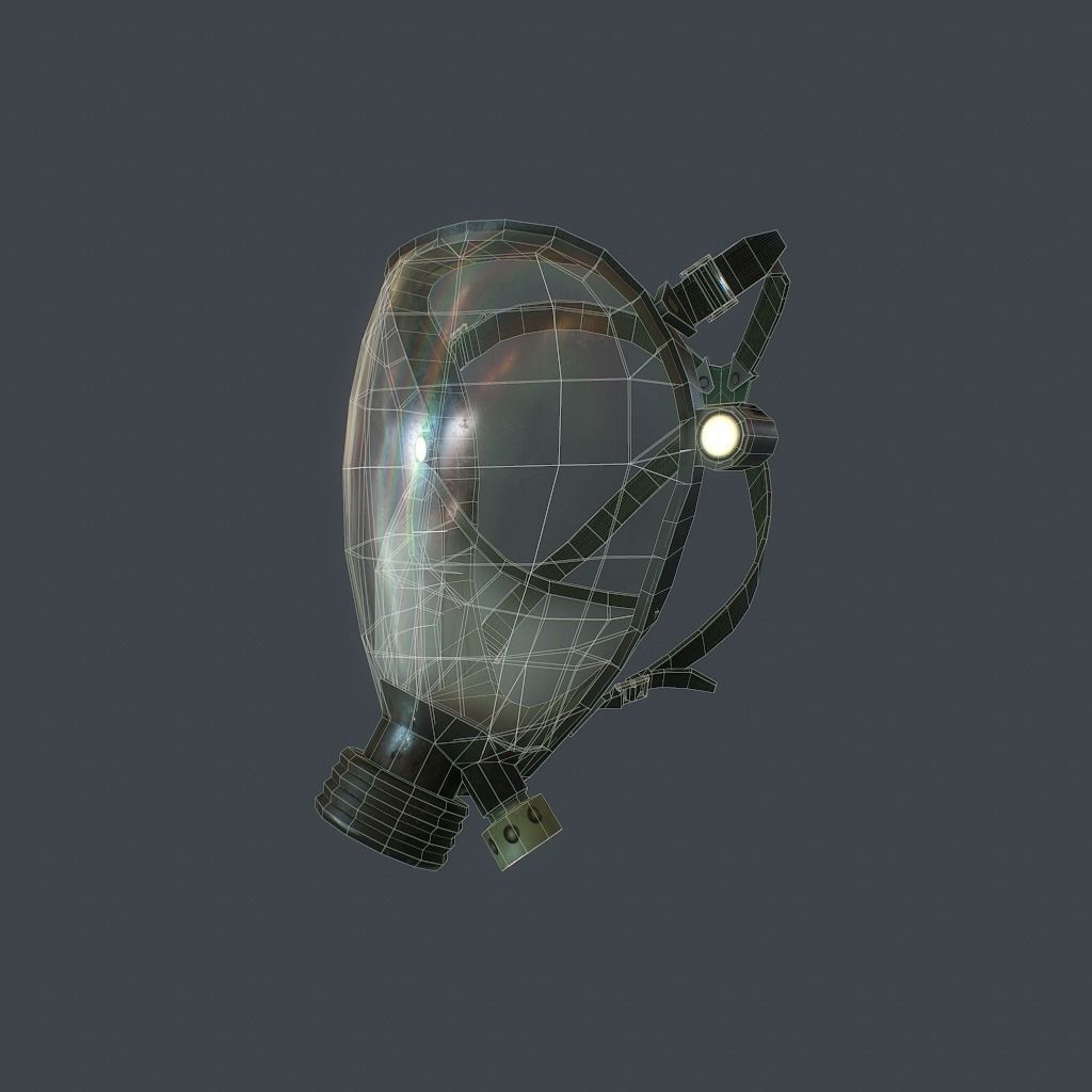 3D model Gas Mask VR / AR / low-poly | CGTrader