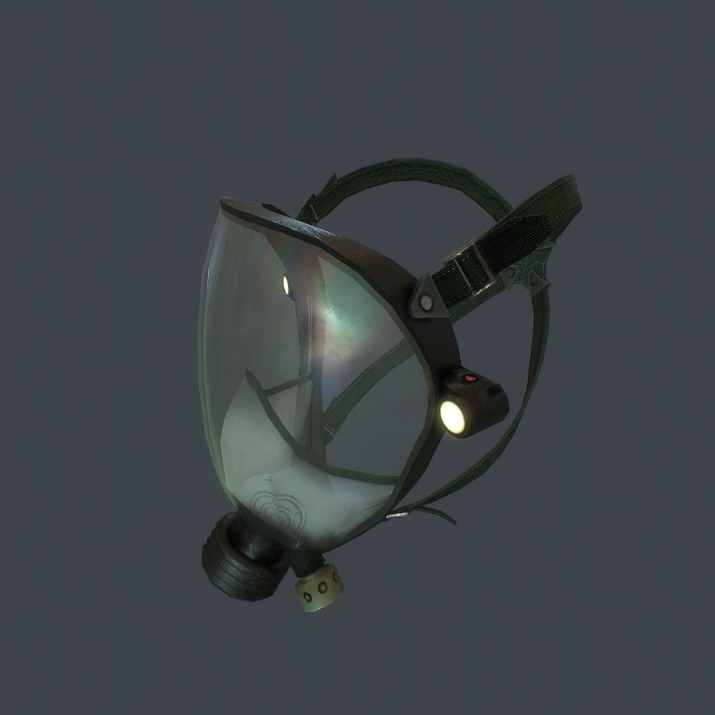 3D model Gas Mask VR / AR / low-poly | CGTrader