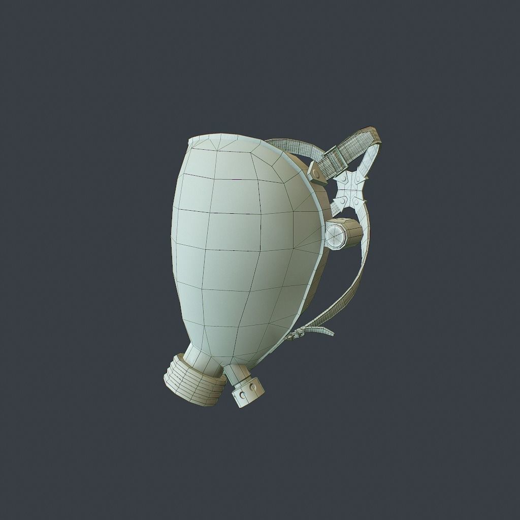 3D model Gas Mask VR / AR / low-poly | CGTrader