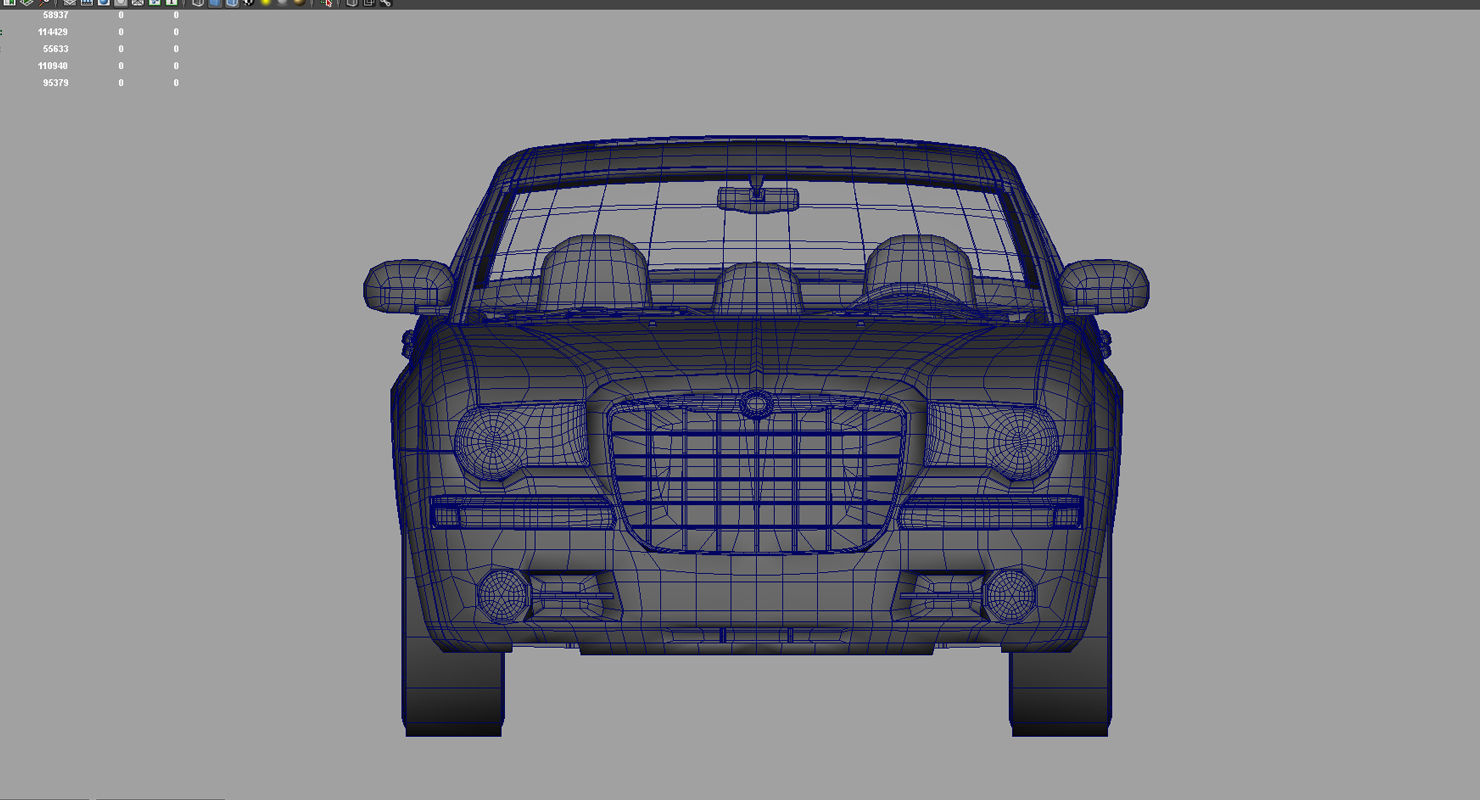 chrysler 300 car 3d model 3D model | CGTrader