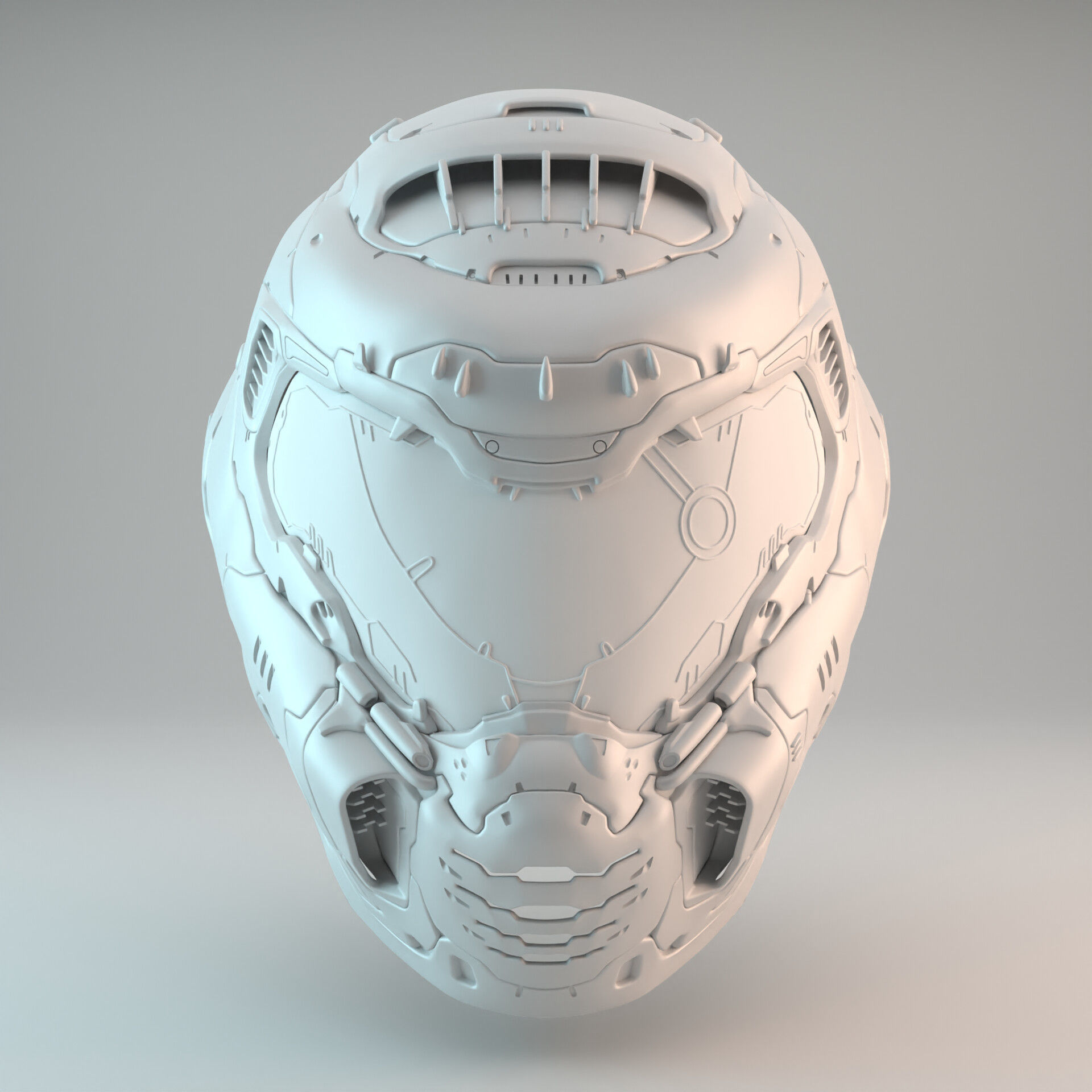 Doom Eternal Slayer Helmet 3D model 3D printable | CGTrader