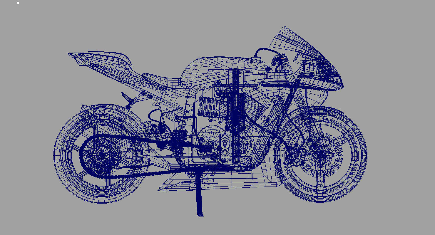 Race motorbike 3d model 3D model | CGTrader
