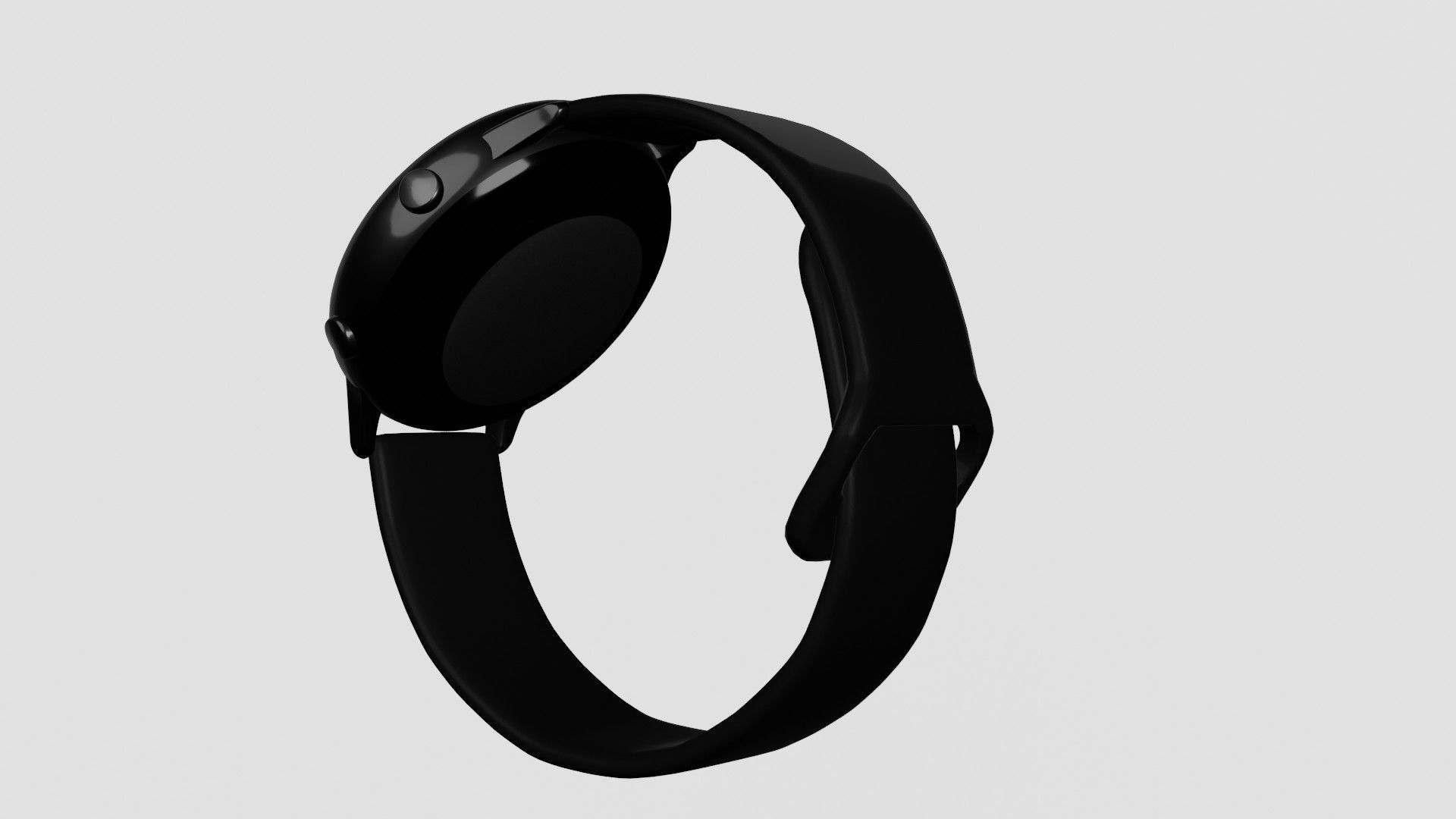 Round Smartwatch 3D model animated | CGTrader