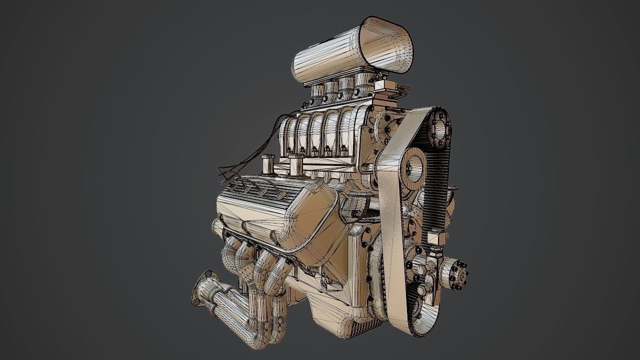 1st gen HEMI 3D model | CGTrader