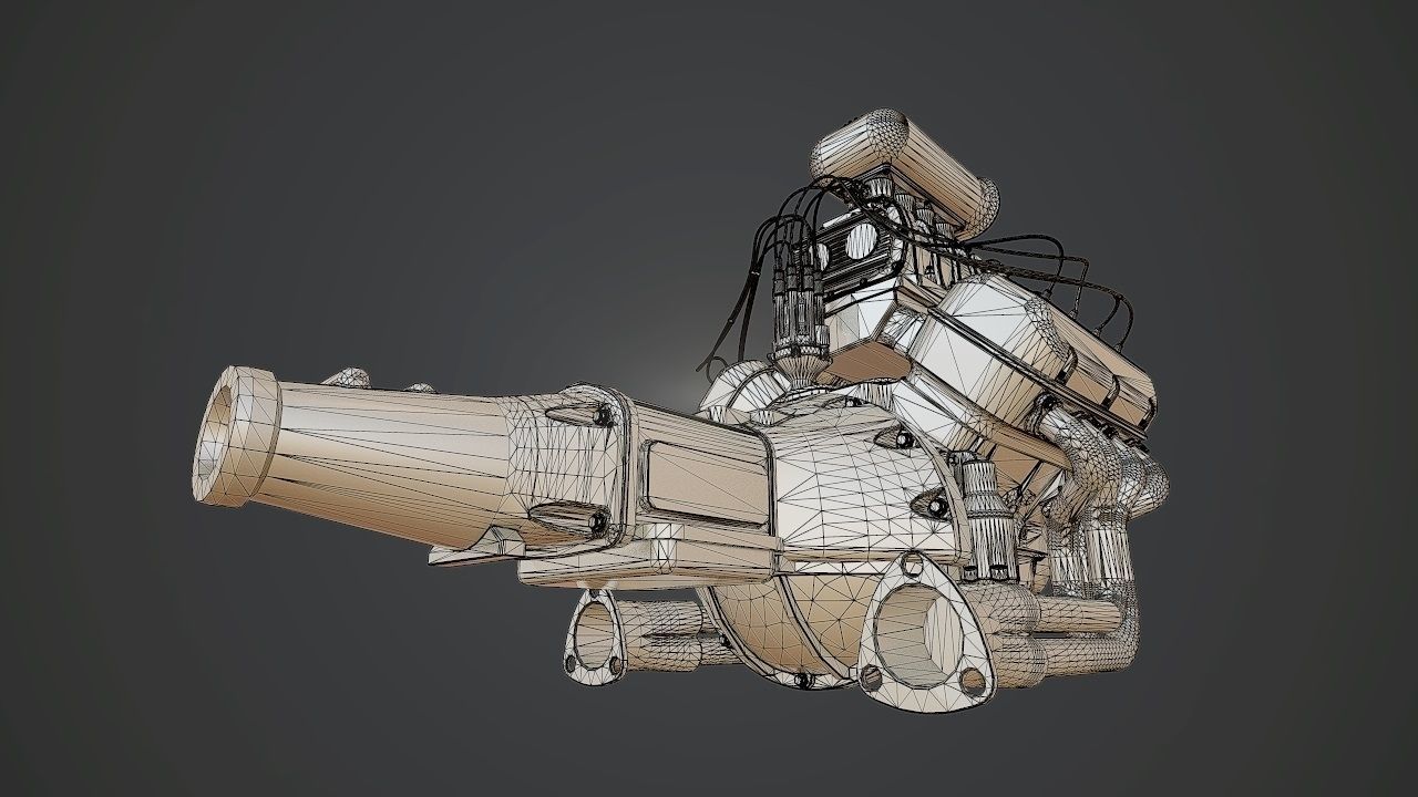 1st gen HEMI 3D model | CGTrader