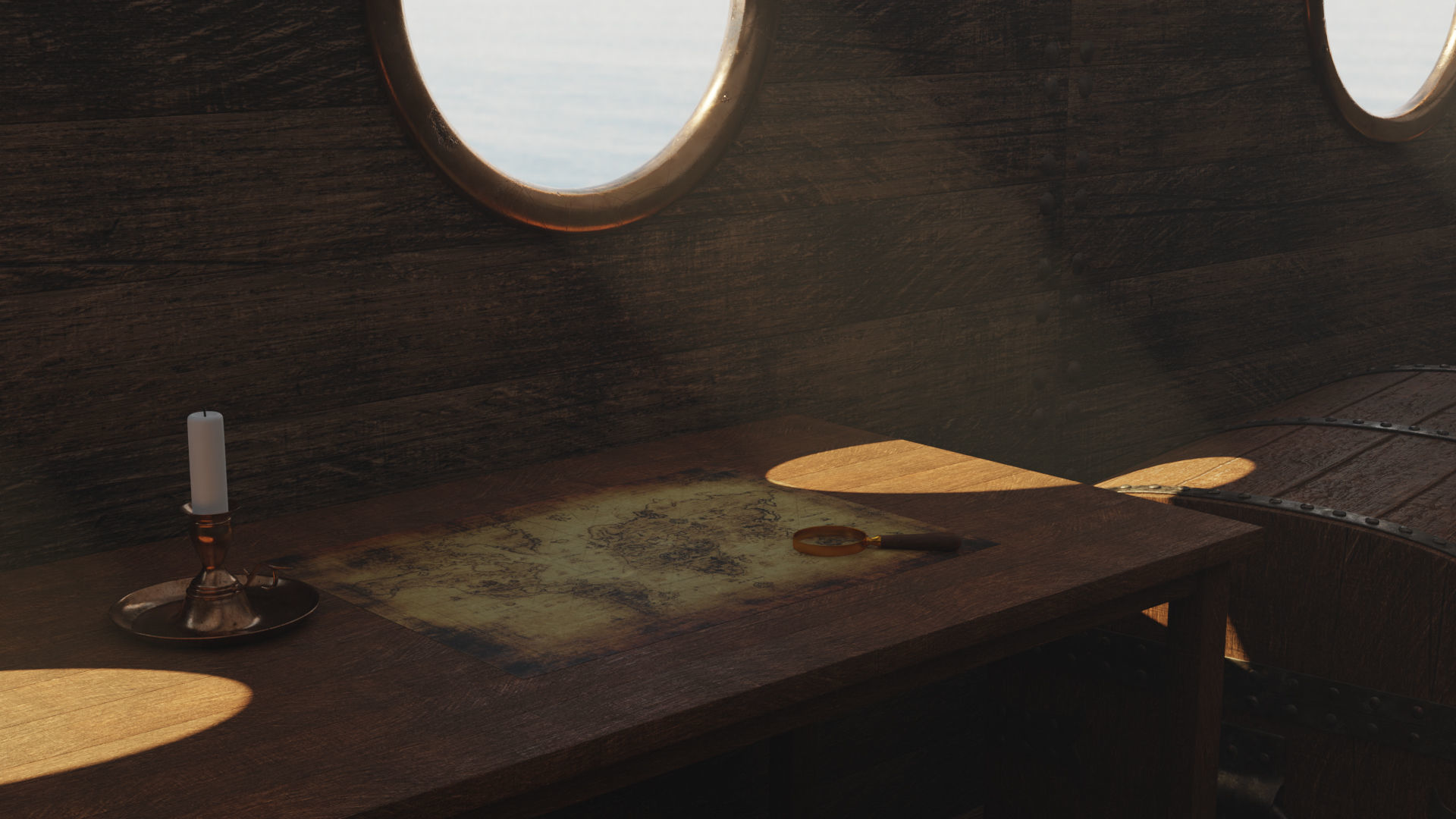 Old Ship Interior 3D model | CGTrader