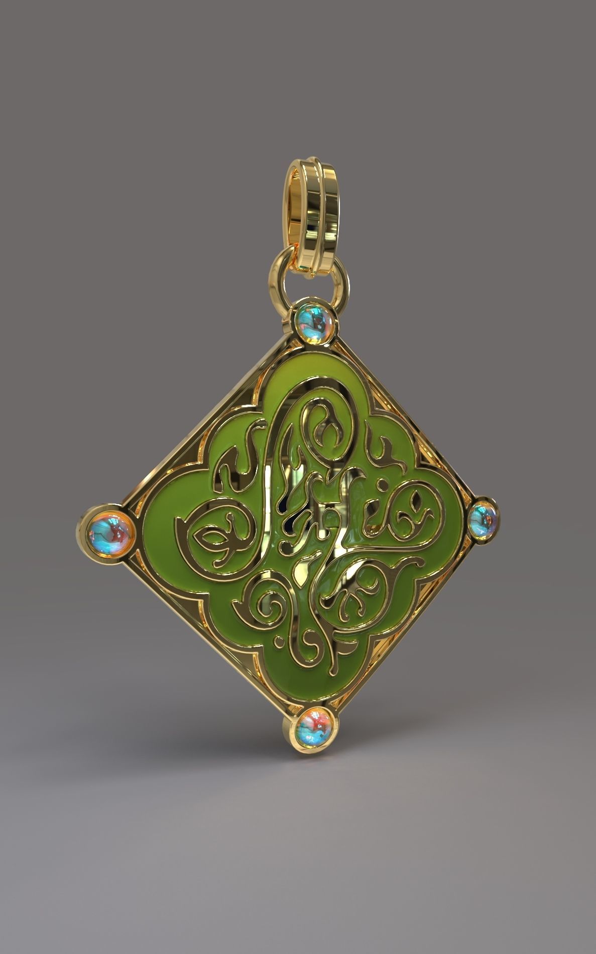 Triss Merigold Necklace 3D model 3D printable | CGTrader