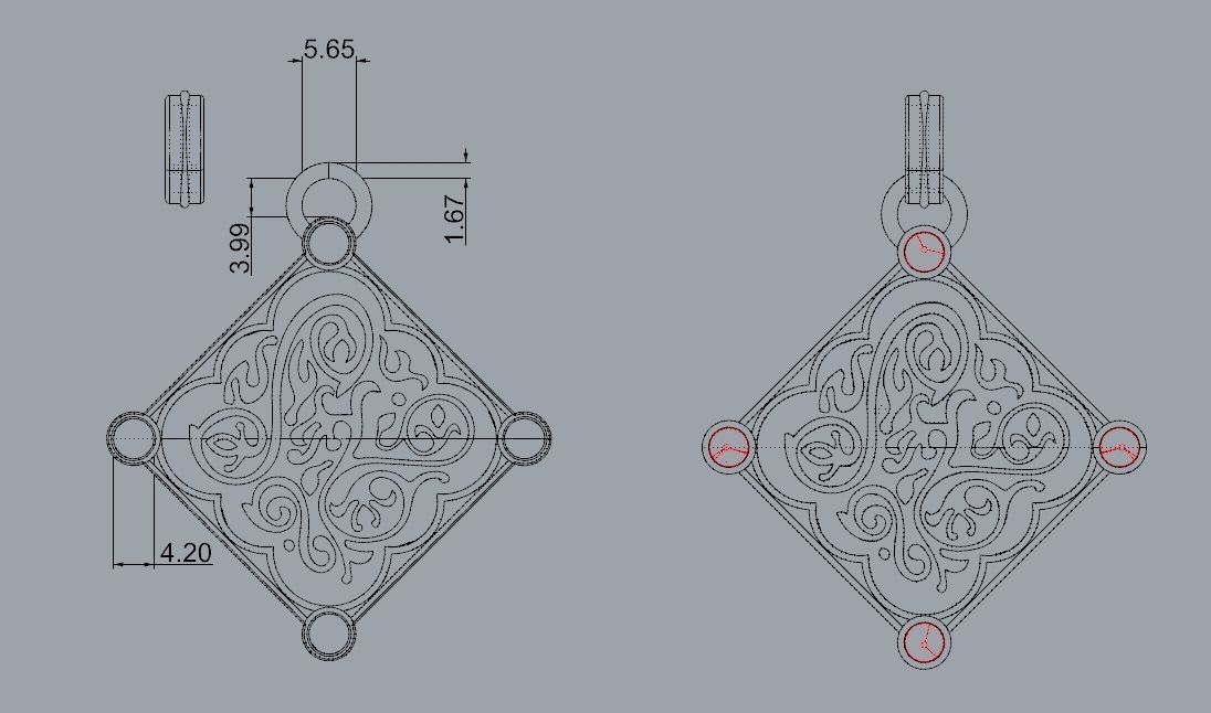 Triss Merigold Necklace 3D model 3D printable | CGTrader