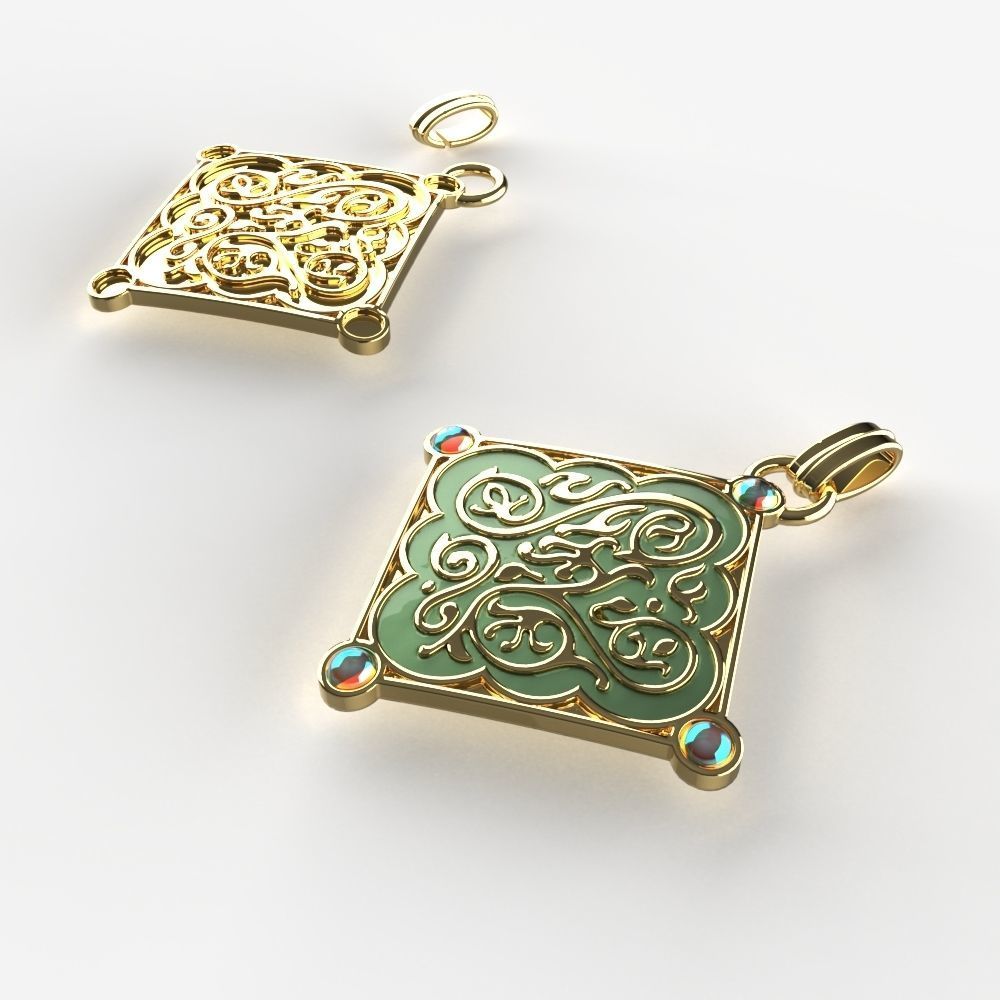 Triss Merigold Necklace 3D model 3D printable | CGTrader