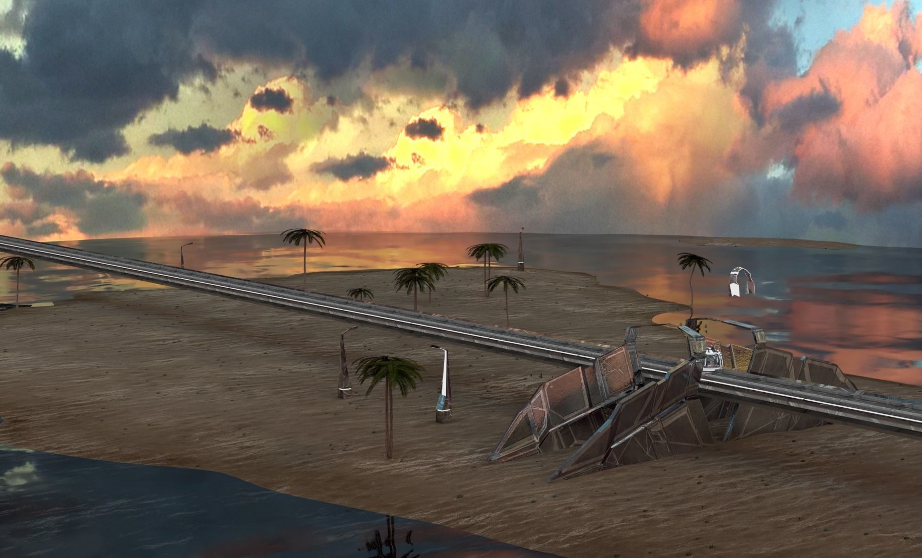 3D model Colourful Sky - cheap and VR / AR / low-poly | CGTrader