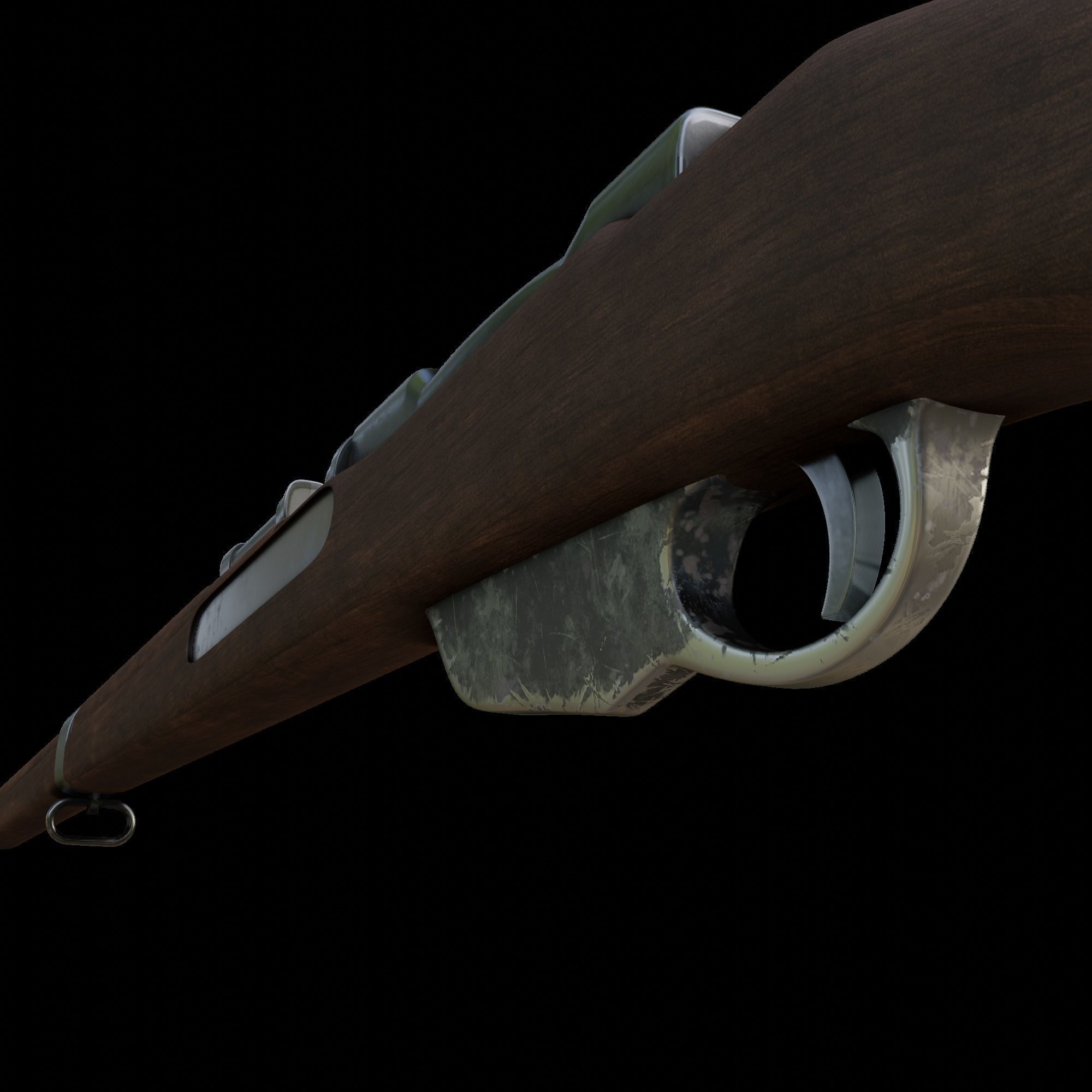 3D model HISTORIC MANNLICHER M1985 GUN VR / AR / low-poly | CGTrader