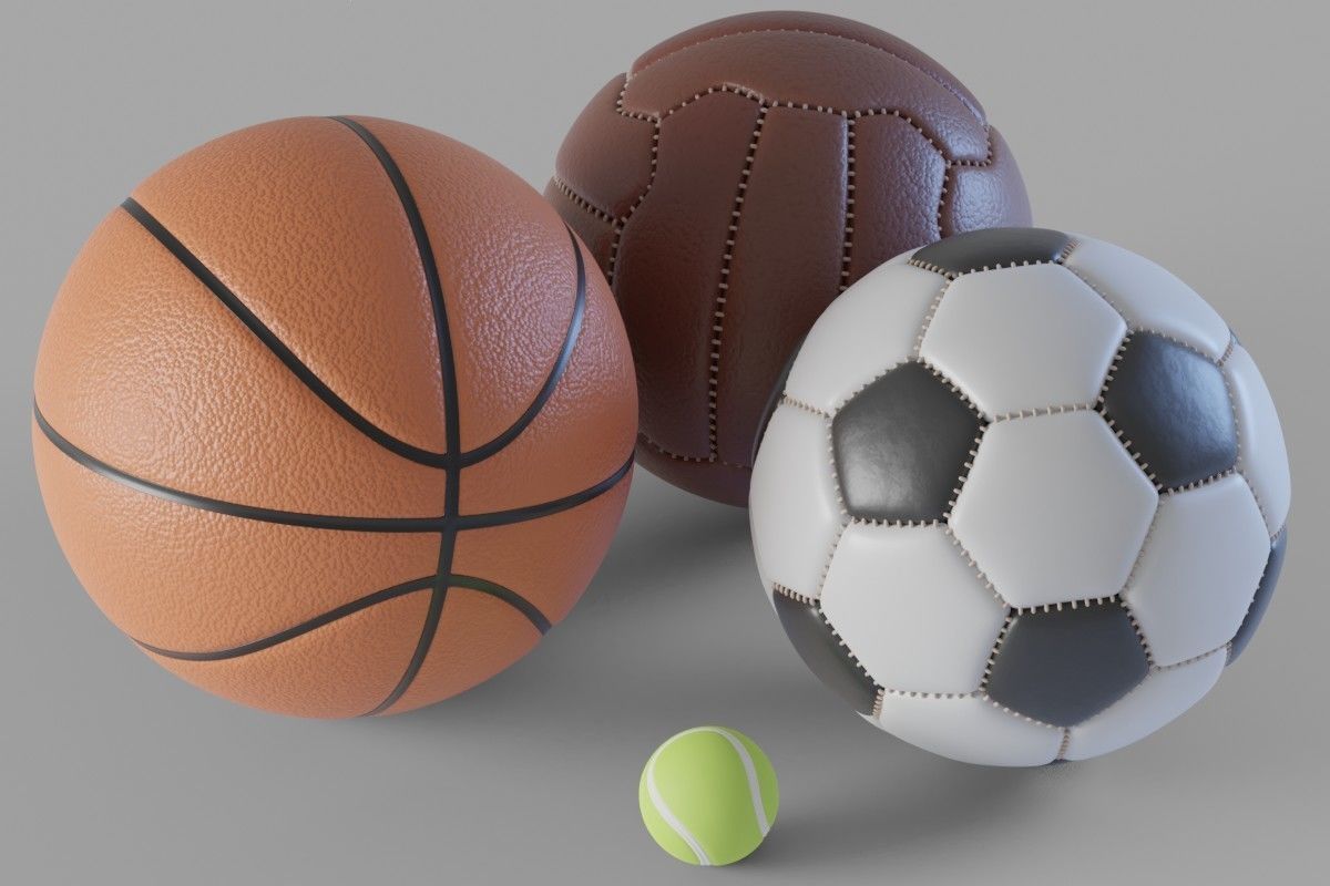 3D model Balls pack VR / AR / low-poly | CGTrader
