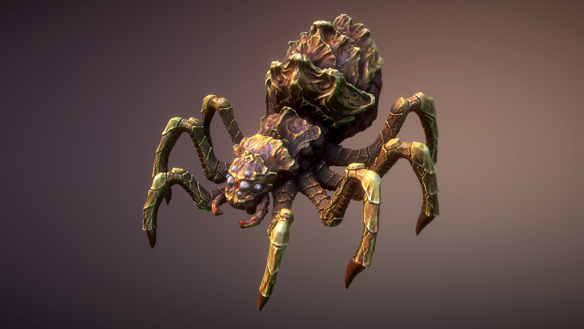 3D model Spiders pack VR / AR / low-poly animated | CGTrader