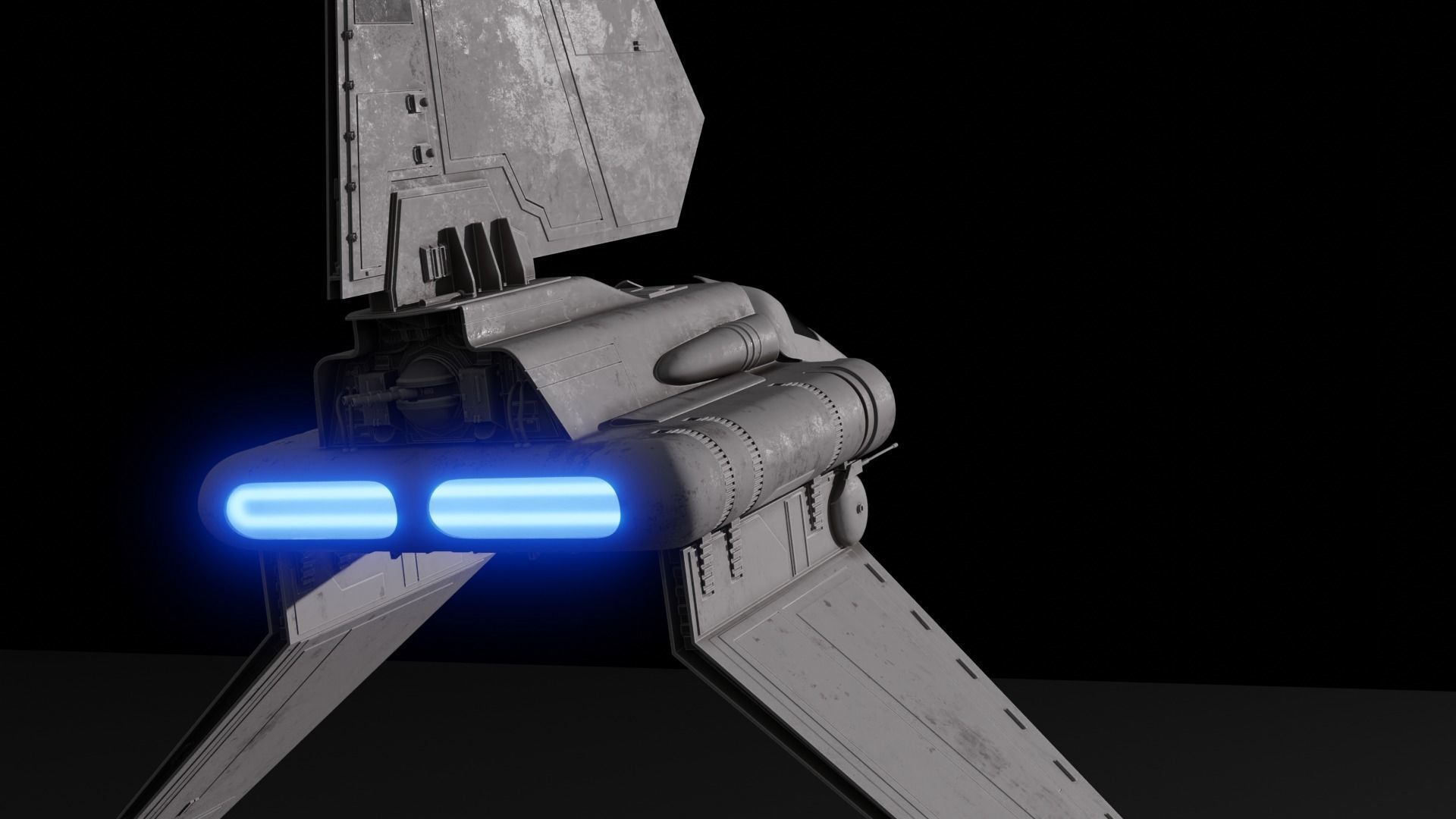 Lambda Shuttle 3D model animated rigged | CGTrader