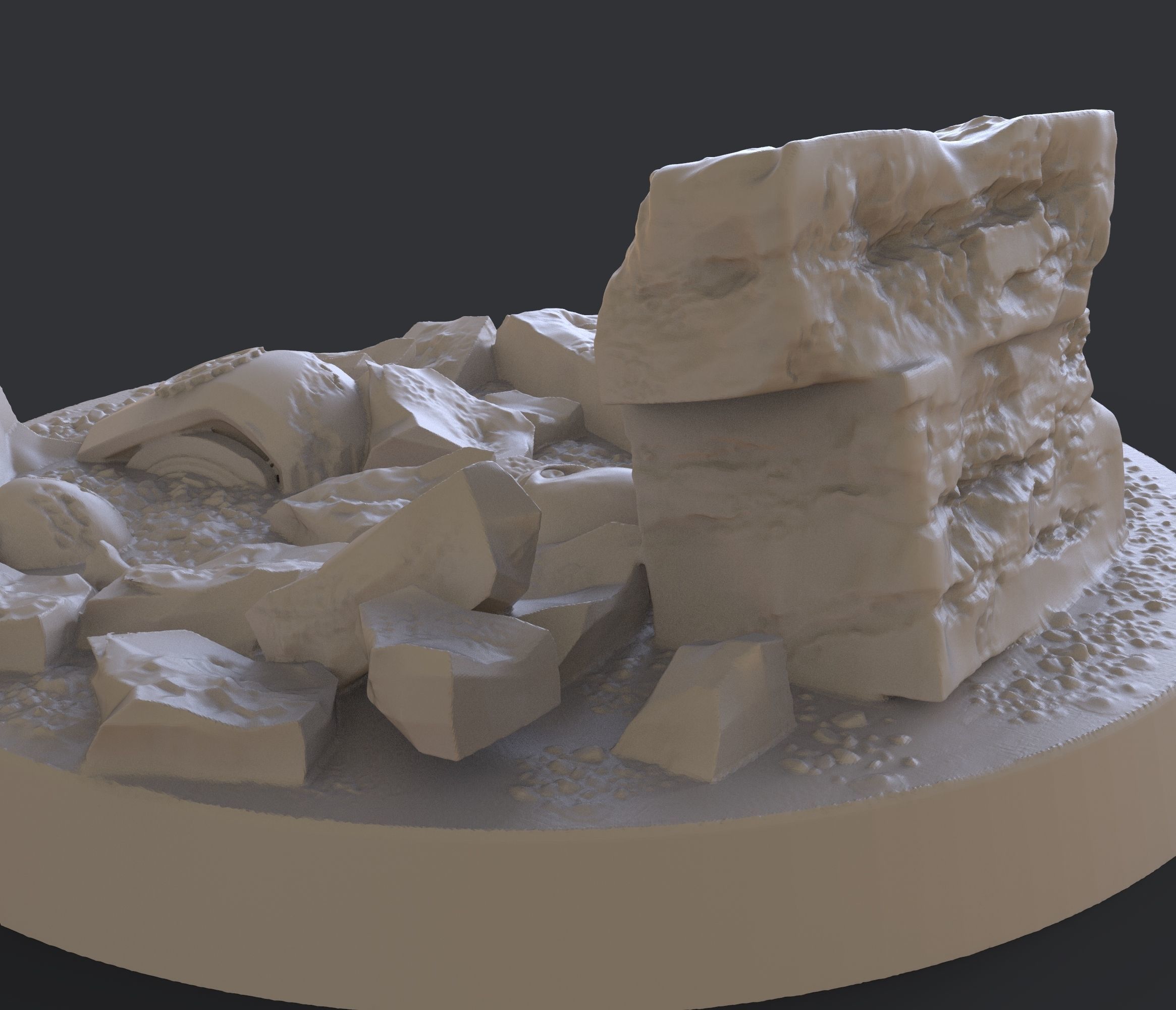 The basis for collectible figures and dioramas 3D model 3D printable ...