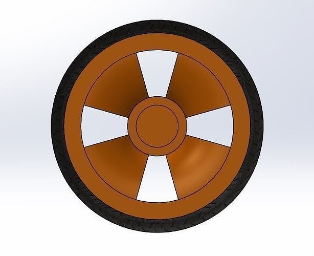 A round wheel of a vehicle 3D model | CGTrader
