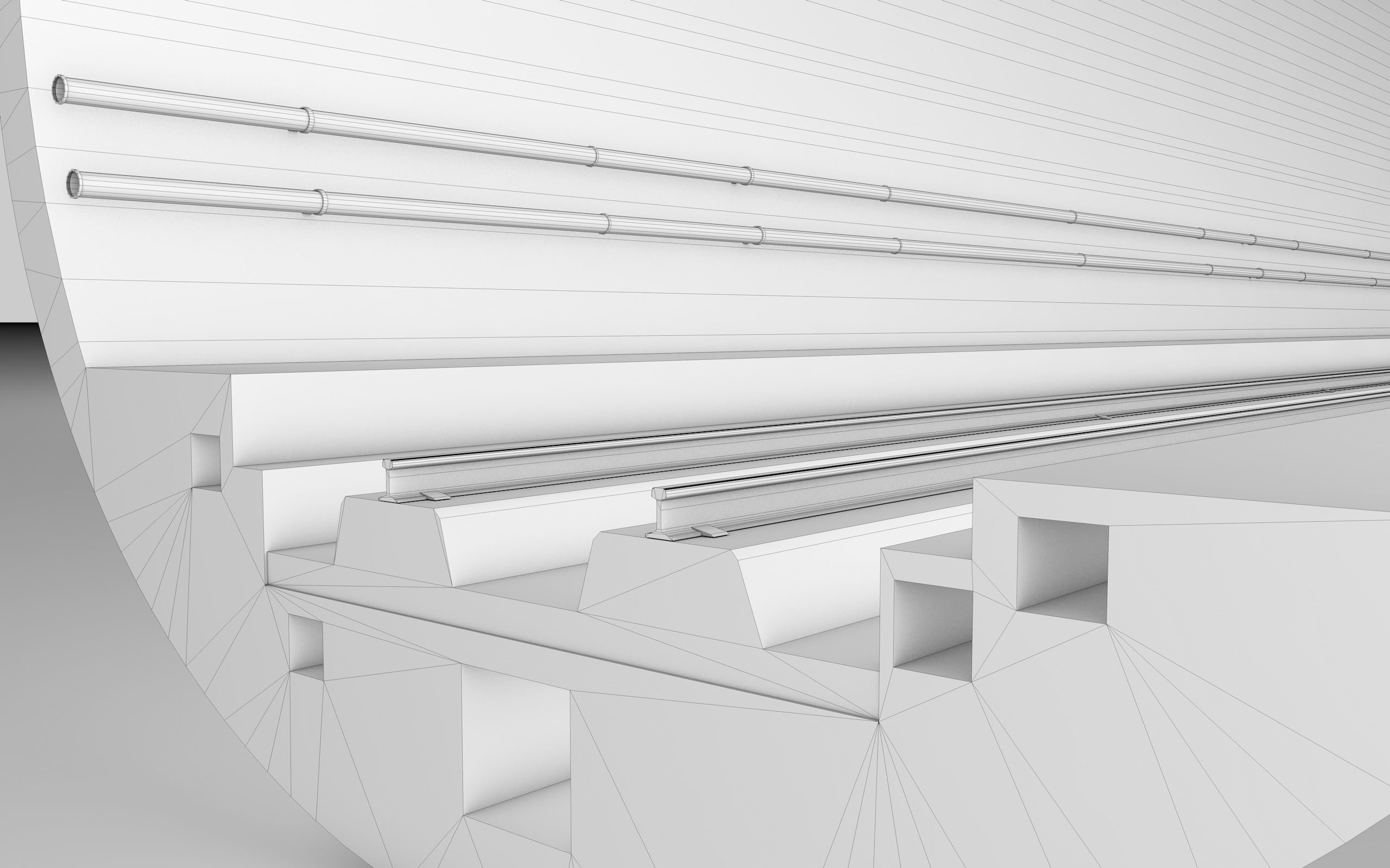 3D model SUBWAY AND TRAIN TUNNEL DESIGN VR / AR / low-poly | CGTrader