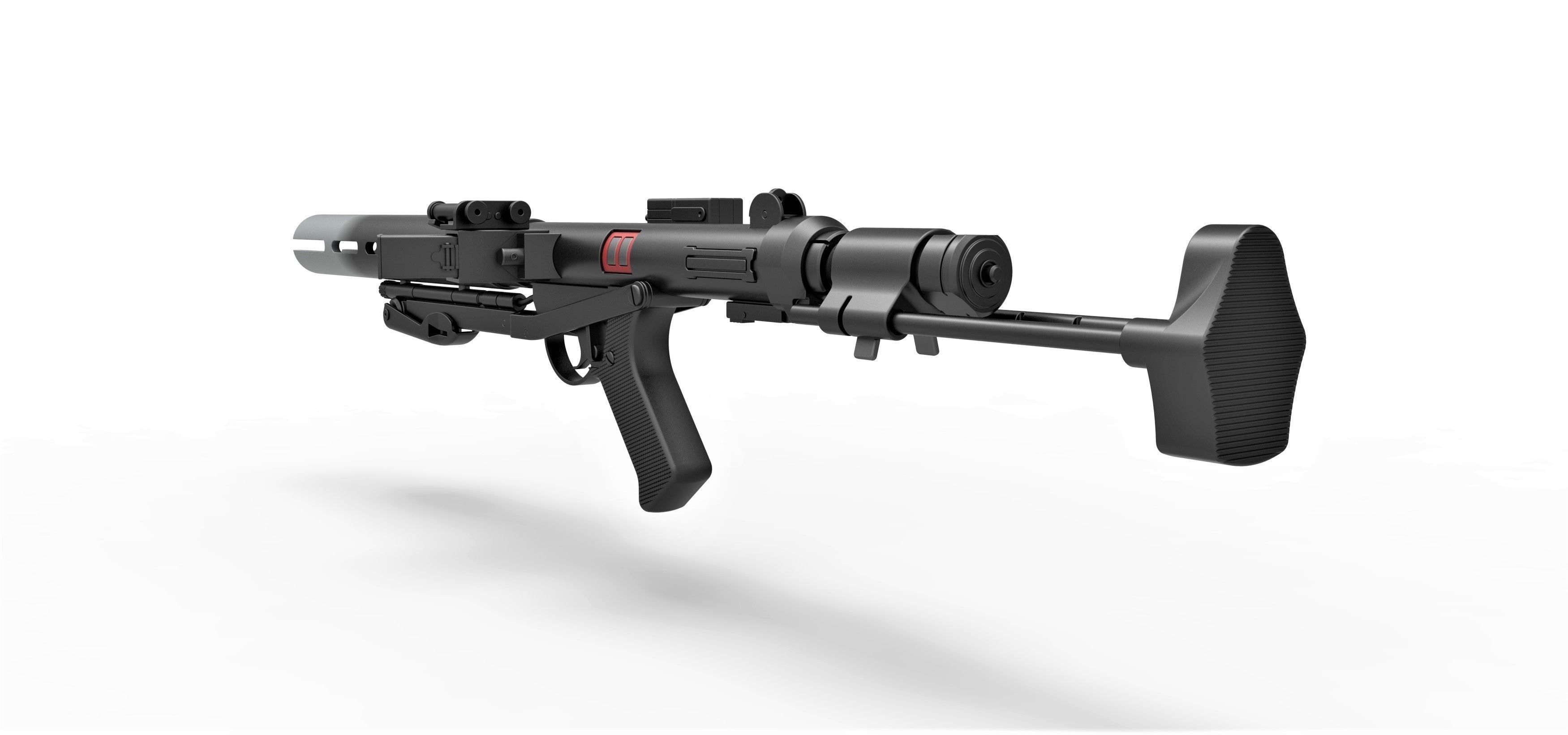 Death trooper blaster rifle E-11D Rogue One A Star Wars Story 3D model ...