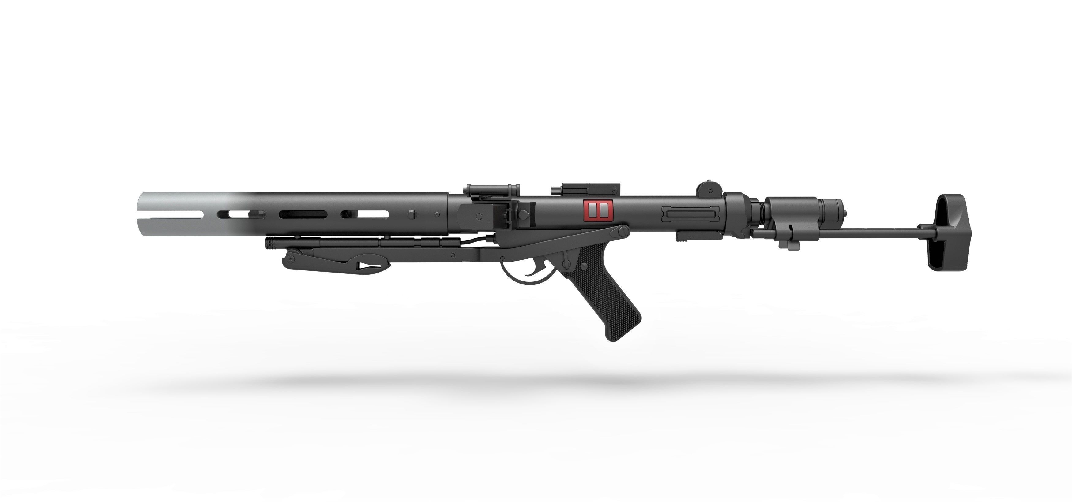 Death trooper blaster rifle E-11D Rogue One A Star Wars Story 3D model ...