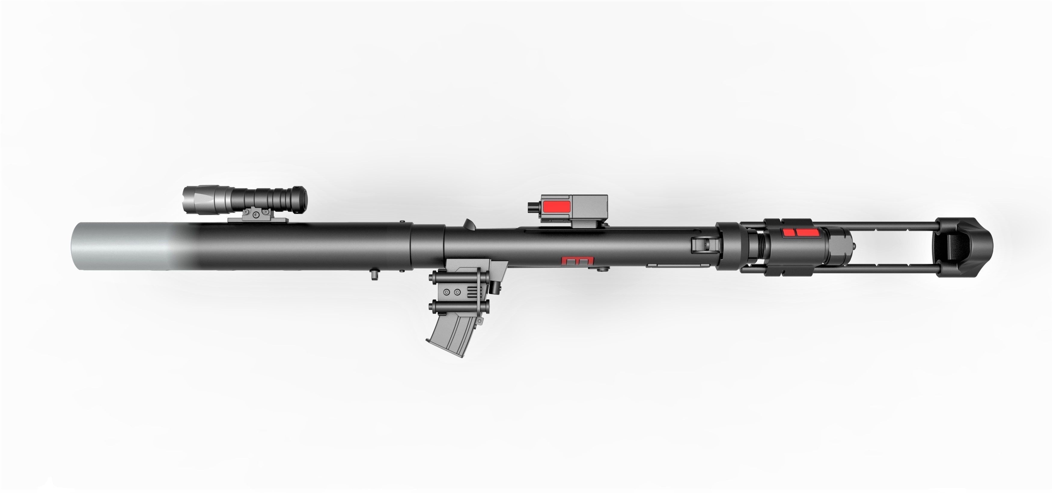 Death trooper blaster rifle E-11D Rogue One A Star Wars Story 3D model ...