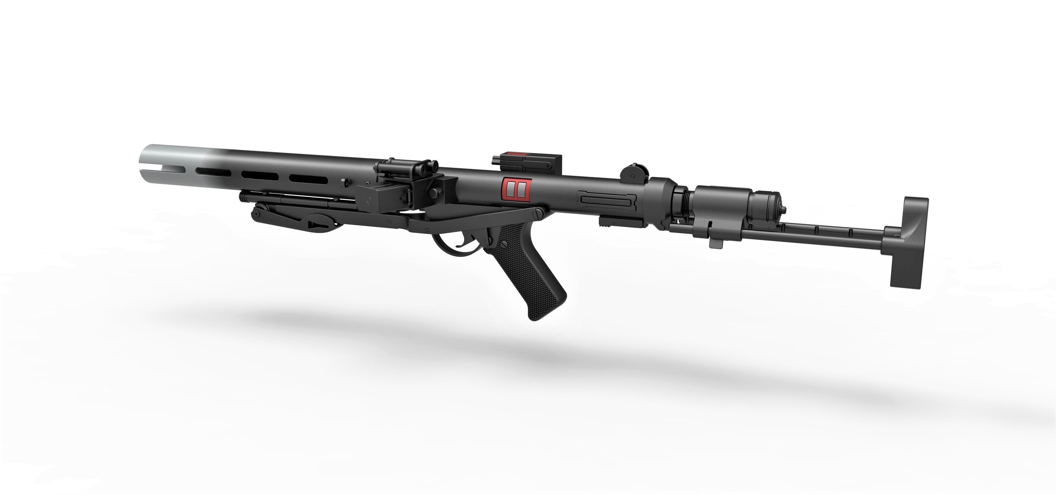 Death trooper blaster rifle E-11D Rogue One A Star Wars Story 3D model ...