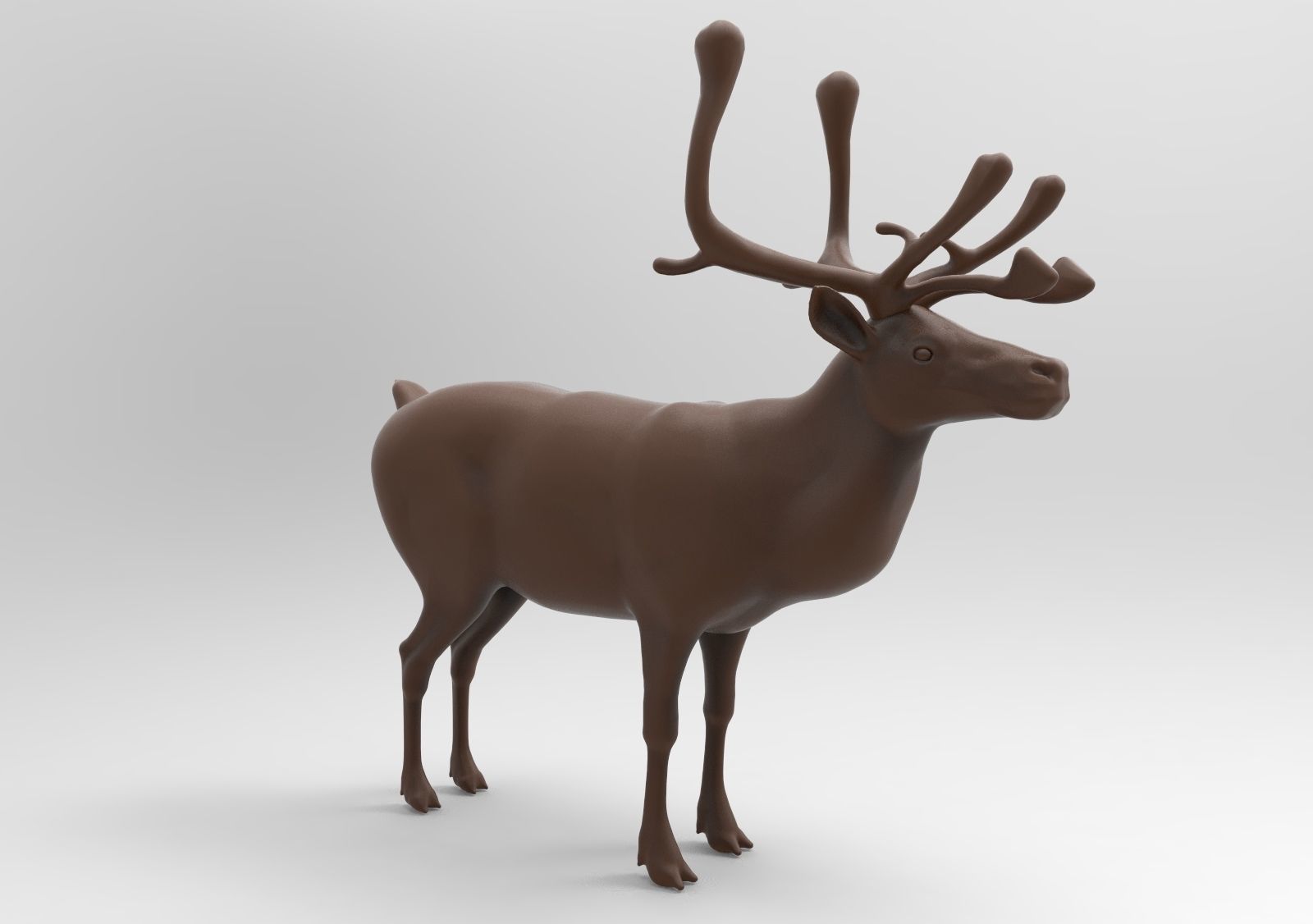 Deer mod1 3D model 3D printable | CGTrader