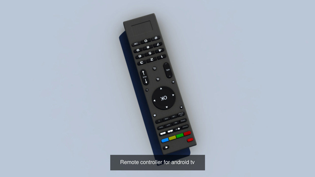 Two remote controllers and android tv box 3D Model Collection | CGTrader