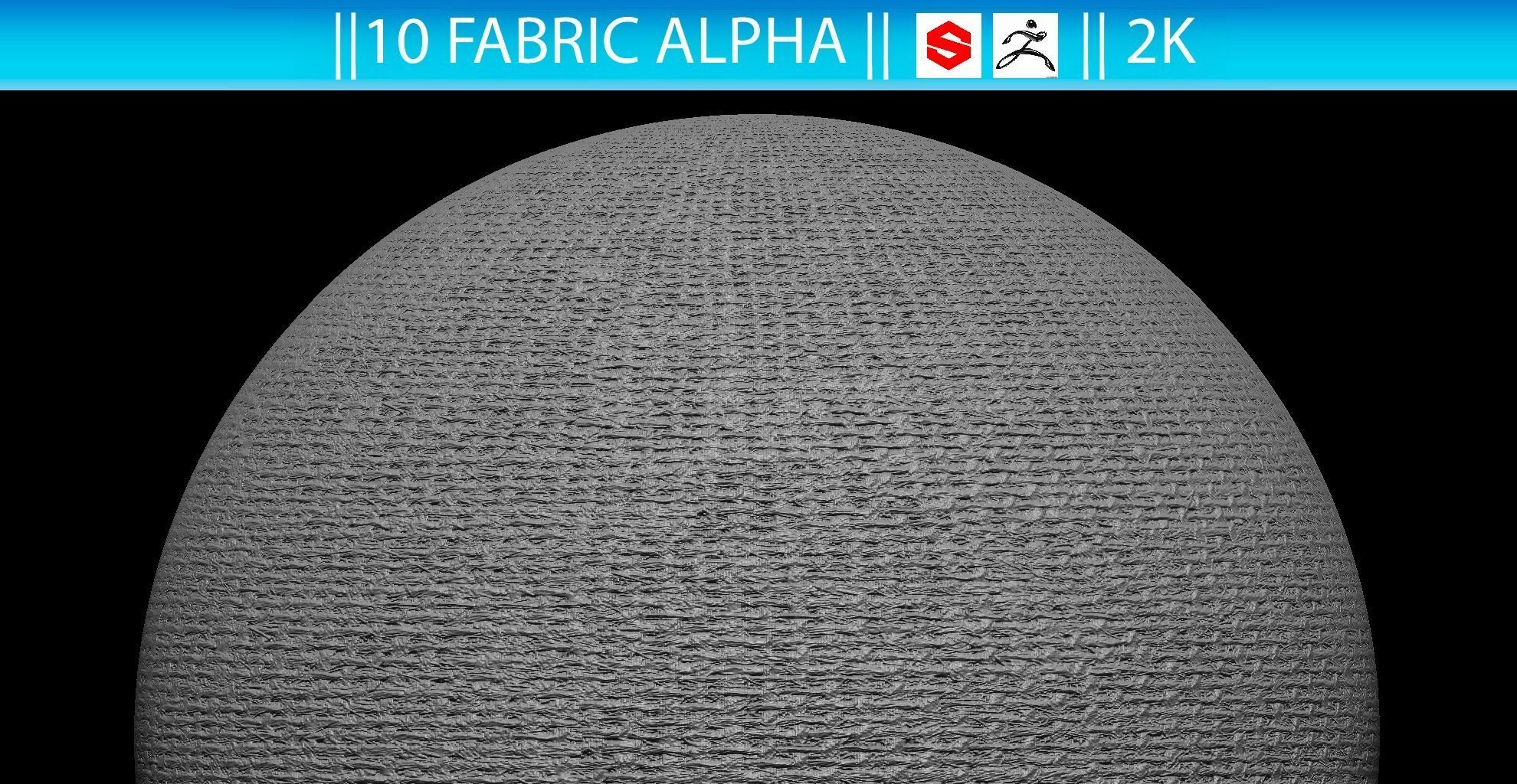 10 Fabric Alphas for ZBrush and Substance 3D model | CGTrader