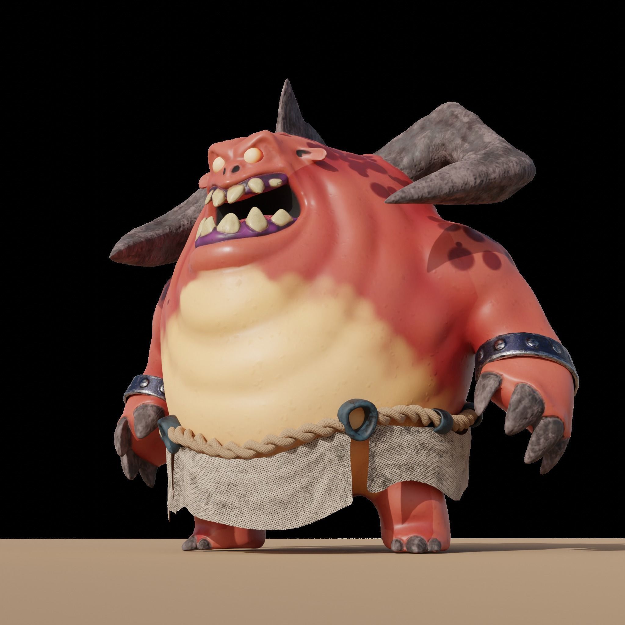 3D model The Fiend VR / AR / low-poly | CGTrader