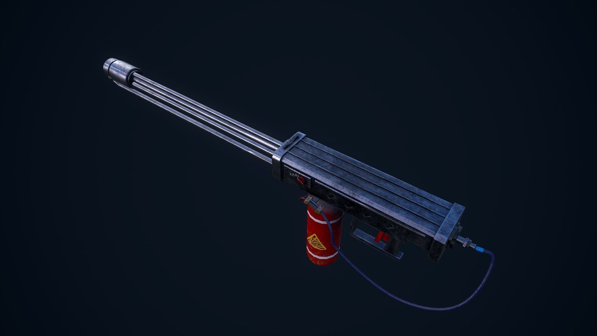 3D model Flamethrower VR / AR / low-poly | CGTrader