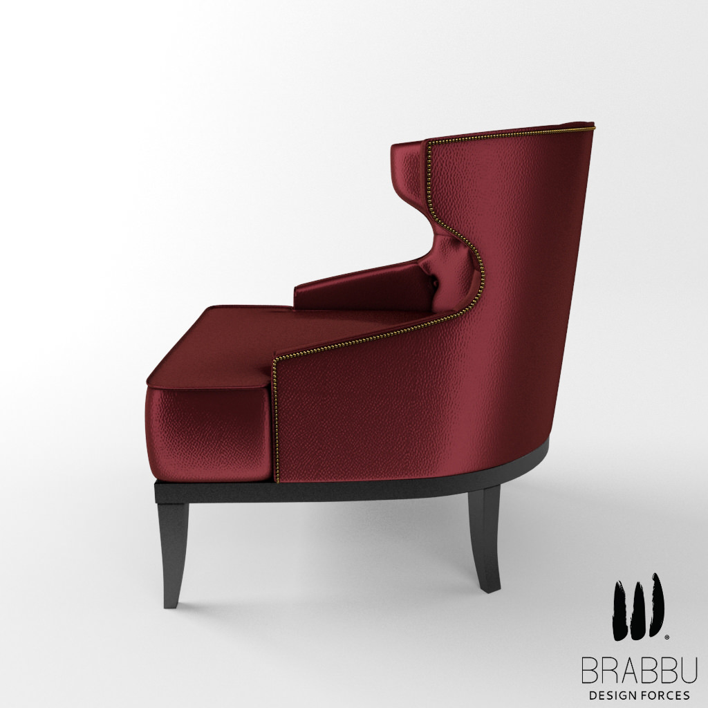 Brabbu Maori Armchair 3D model | CGTrader