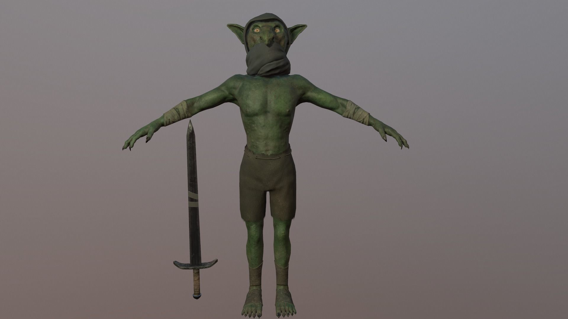 3D model Goblin thief VR / AR / low-poly | CGTrader
