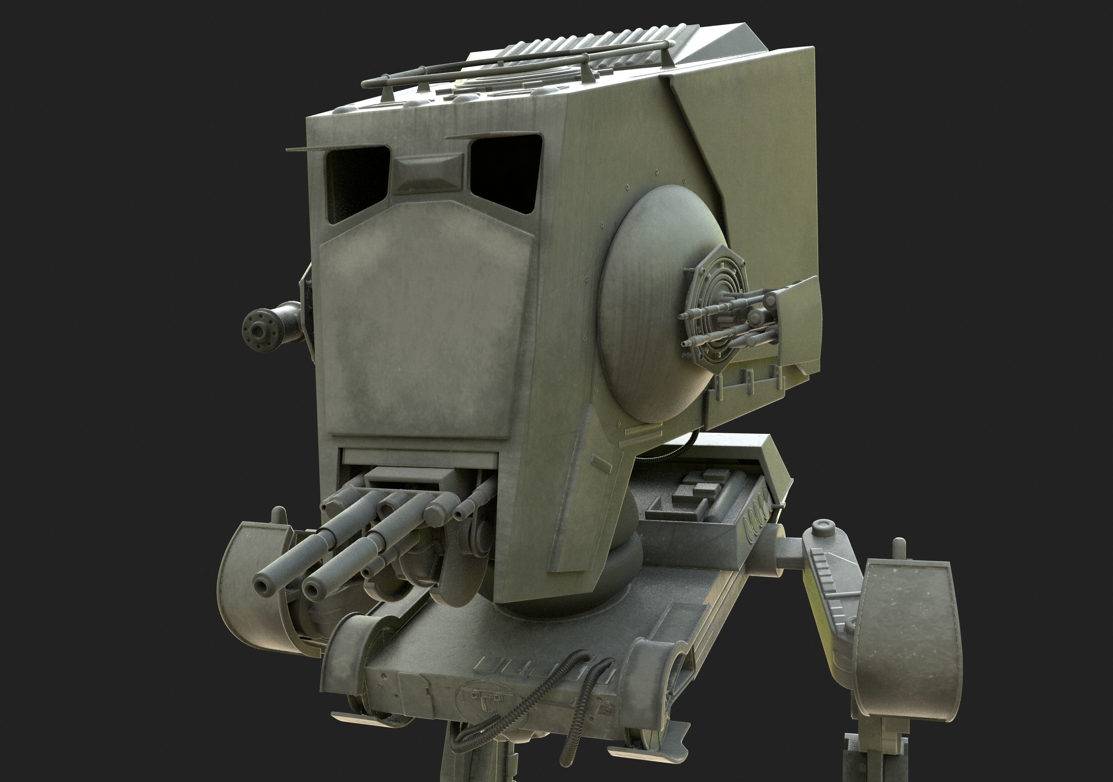 AT ST Scout Walker 3D model | CGTrader