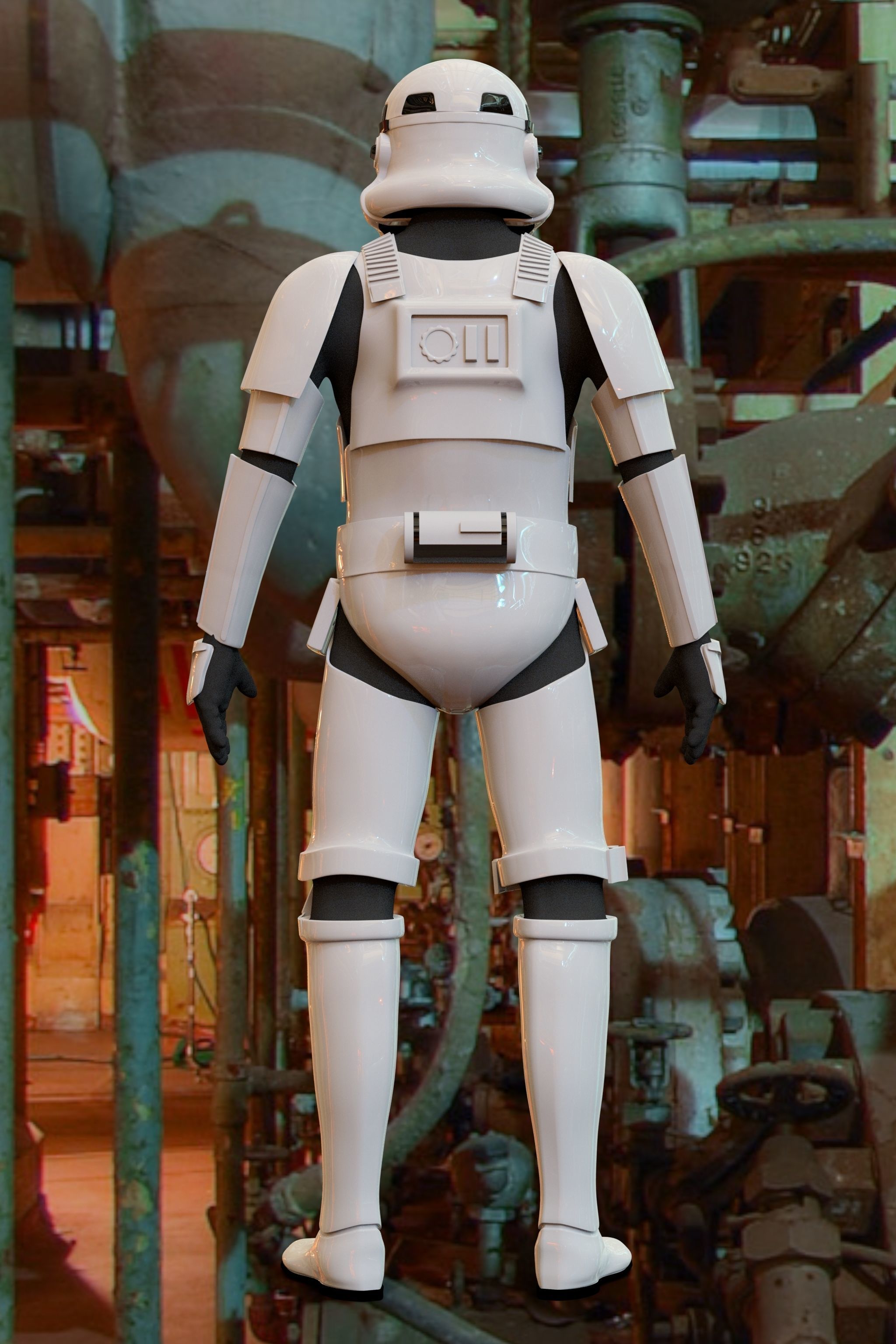 Stormtrooper - Star Wars 3D model rigged | CGTrader