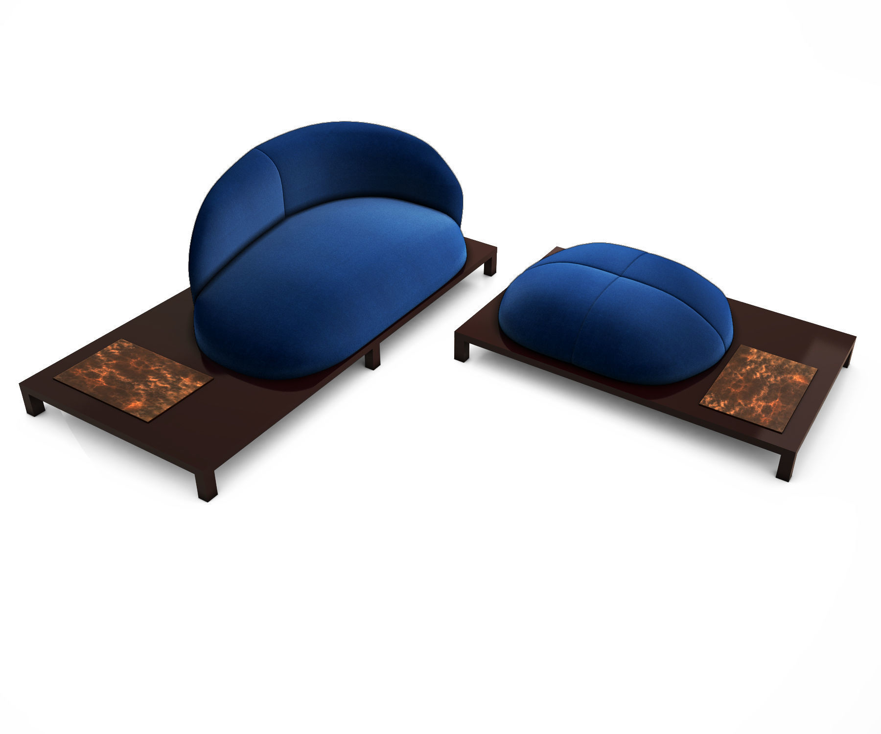 Bonsai sofa by Arflex 3D model | CGTrader